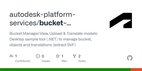 Github Autodesk Platform Services Bucket Manager Wpf Bucket Manager View Upload Translate