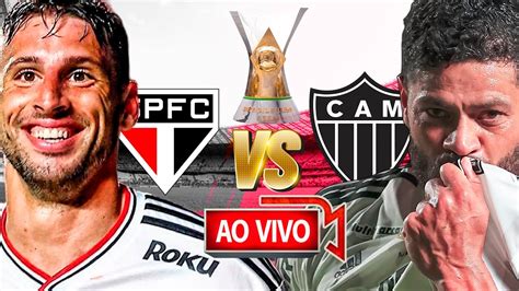 SÃO PAULO X ATLÉTICO AO VIVO TRANSMISSÃO JOGO DO GALO IMAGENS