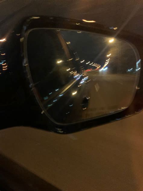Car Mirror Night Aesthetic