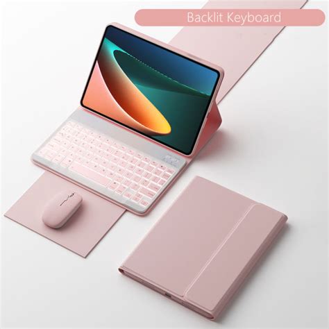 Magnetic Detachable Wireless Bluetooth Keyboard Mouse Case For Huawei Honor Pad Hey W Hey