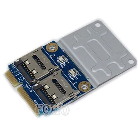 For Laptop X Micro SD SDHC SDXC To Mini PCI Express Mini PCI E Memory Card Reader MPCIe To