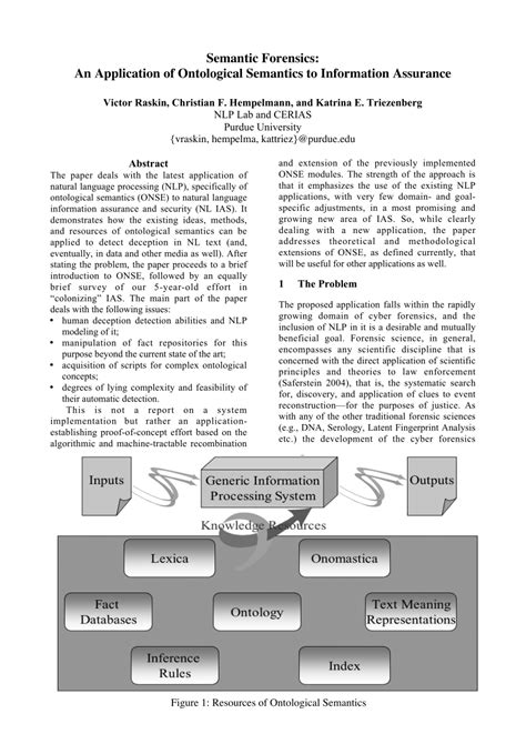 pdf semantic forensics an application of ontological semantics to
