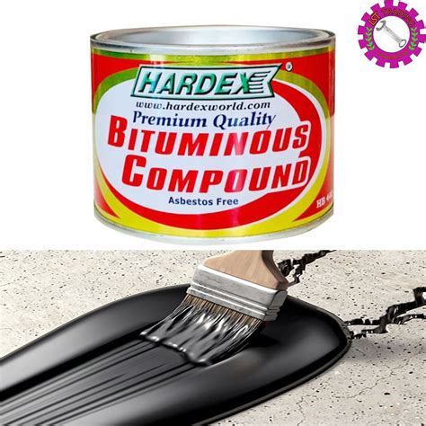Hardex Bituminous Compound 500g Bitument Compound Roof Holder Glue Leaking Lid Roofing Compound