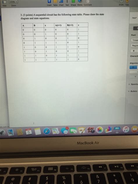 Solved Insert Table Chart Text Shape Meda 1 2 Pts In The Chegg