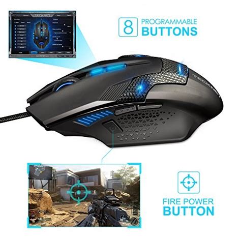 TeckNet Gaming Mouse Review Specs Pangoly