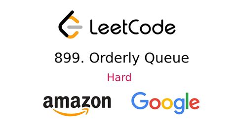 Leetcode 899 Orderly Queue Javascript Faster Than 100 Youtube