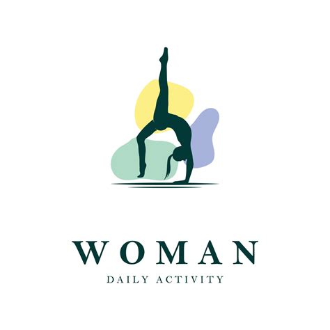 Woman Daily Activity Logo Vector 26265115 Vector Art At Vecteezy