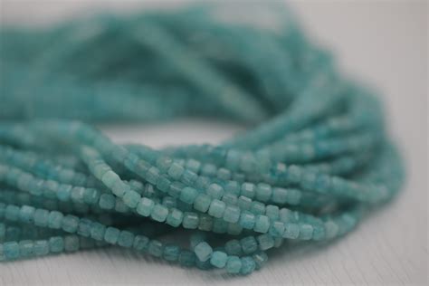 Ruby Cube Shape Faceted Strand Tai Chung Jewellery