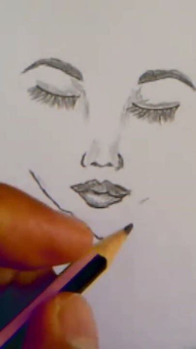 رسم وجه بنت Drawing Girls Face Youtube