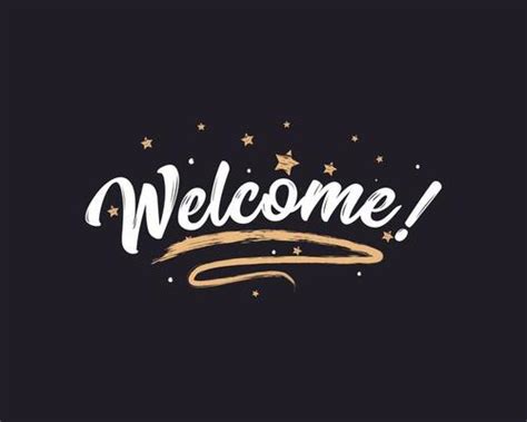 Welcome Script Vector Art Icons And Graphics For Free Download