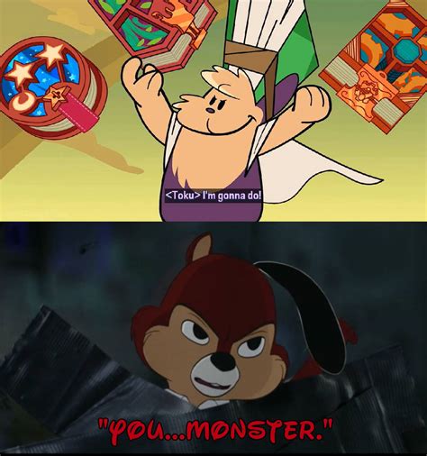 Chip Calls Toku A Monster By Pitsada On Deviantart