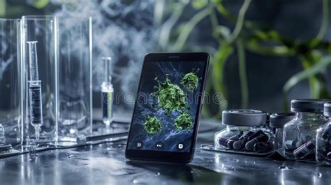 Health Warning Notification Disease Awareness Via Mobile Technology In Science Lab High Tech