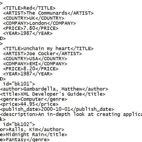 a sample of the xml database the following xquery expression uses the