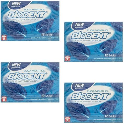 خرید و قیمت آدامس اکالیپتوس و نعنا بایودنت 30 گرم بسته 4 عددی ترب