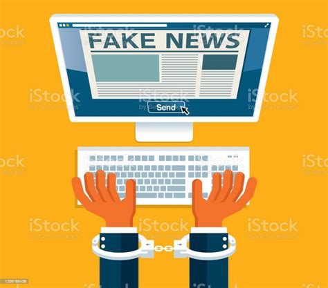 온라인 가짜 뉴스 페이크 뉴스에 대한 스톡 벡터 아트 및 기타 이미지 페이크 뉴스 거절 검색 Istock