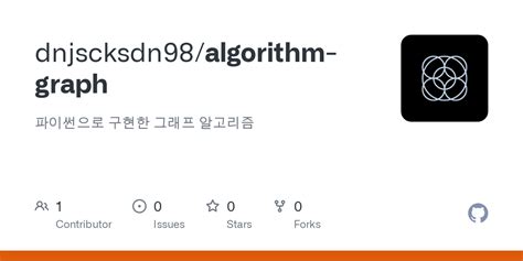 Github Dnjscksdn98algorithm Graph 파이썬으로 구현한 그래프 알고리즘