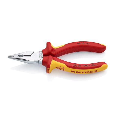Knipex VDE Needle Nose Combination Cutting Pliers Mm Dvs Power Tools