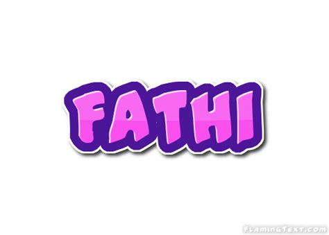 Fathi Logo Free Name Design Tool From Flaming Text