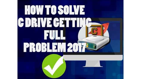 How To Solve C Drive Getting Full Problem 2017nafchillytube Youtube