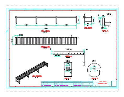 Conveyor Idlers DWG Block For AutoCAD Designs CAD