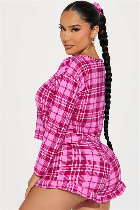 Todays Fit 3 Piece Pj Short Set Pinkcombo Fashion Nova Lingerie