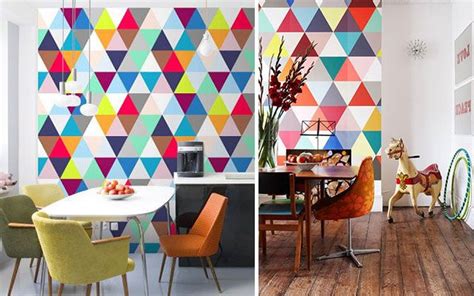 Ideas Para Pintar Paredes Con Tri Ngulos Decofilia Feng Shui Harlequin Pattern