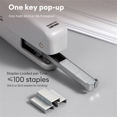 Deli 0329pro Hand Held Labor Saving Stapler 24 6 26 6 Heavy Duty Stapler For Office School