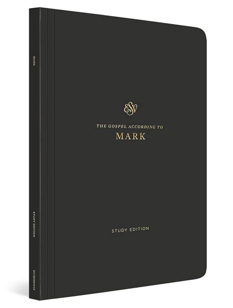 Esv Scripture Journal Study Edition Mark Paperback Esv Bibles