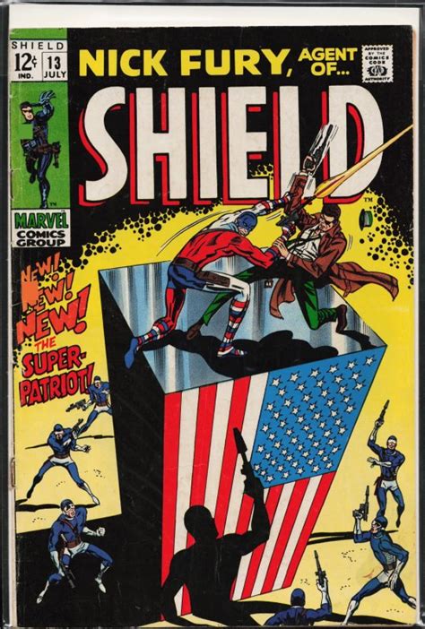 Nick Fury Agent Of Shield 13 1969 Nick Fury Comic Books Silver