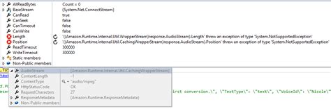 C Receiving Zero Byte Audio Stream When Doing Amazon Polly Text To Speech Conversions Stack