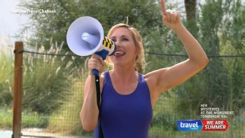 Kari Byron Swimsuit On Waterslide Ride Thrill Factor Hd Screencaps Phun Org Forum