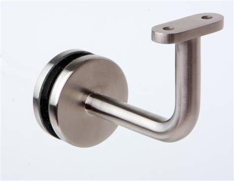 Sheer Handrail Bracket Flat Face Glass Mount Flat Face Sheer