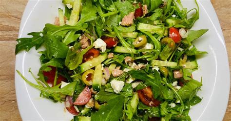 Tonhalas feta sajtos saláta Éva Méhesfalvi receptje Cookpad receptek