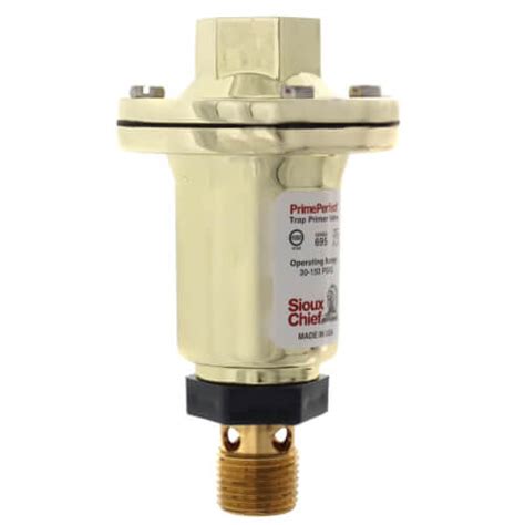 695 01 Sioux Chief 695 01 1 2 Automatic Trap Primer Valve