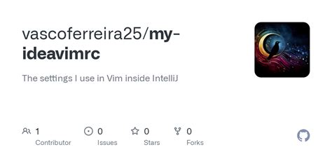 github vascoferreira25 my ideavimrc the settings i use in vim inside
