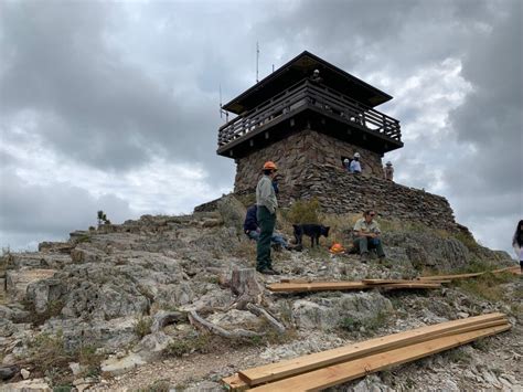 Renovation Project Takes Young Workers To Lookout Tower At Custer Peak Sdpb