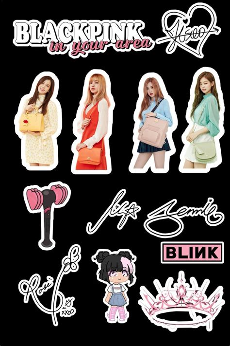 Blackpink Free Printable Sticker Pack Sticker Tasarımı Şirin çizim