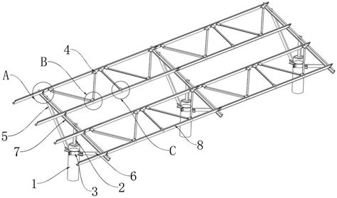 抗台风光伏支架的制作方法