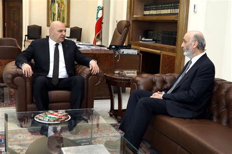 Depuis Baabda Geagea Salue Les Avancées Significatives Du Liban