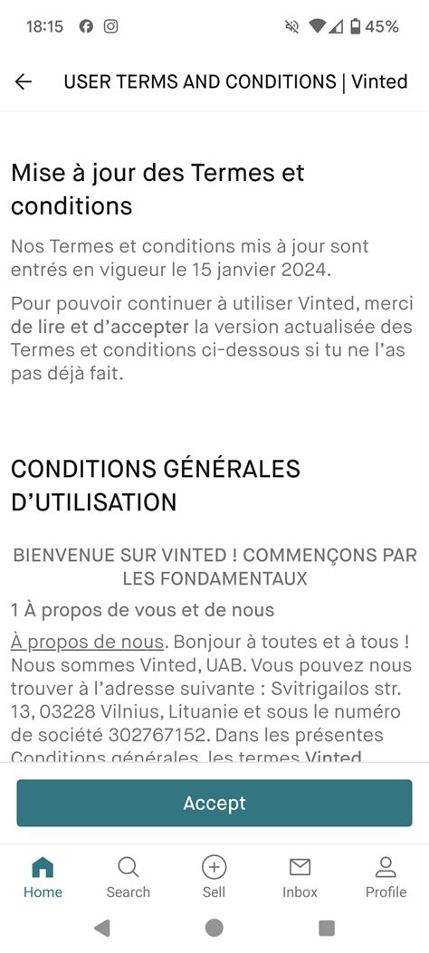 Tandcs Issue No Personal Info Rvinted