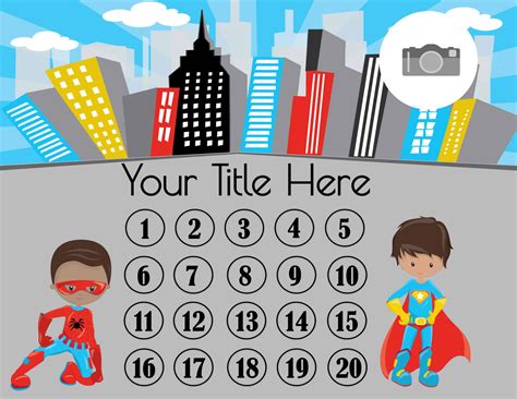 Sticker Chart Template