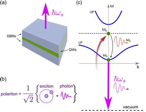 A The Structure Considered In This Work A Semiconductor Microcavity