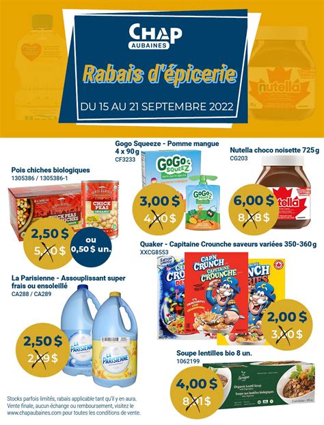 Circulaire Chap Aubaines Circulaire En Ligne