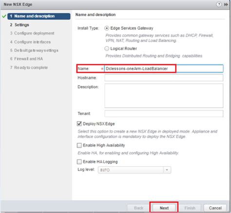 Lab Nsx Edge Services Gateway Dclessons
