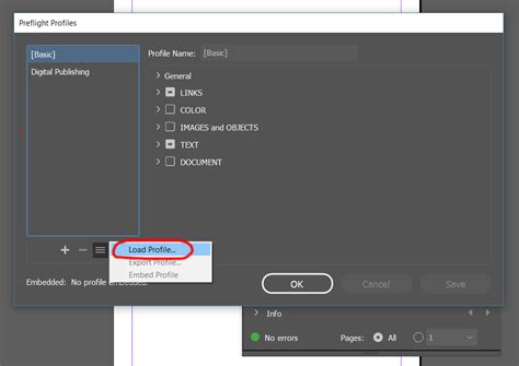 Indesign Preflight Baltoprint