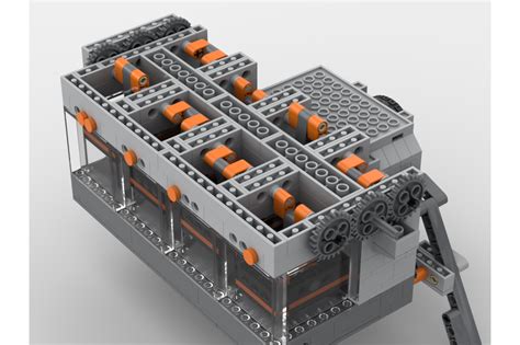 Lego Moc Vacuum Engineinline 4 By Jmodsbricks Rebrickable Build