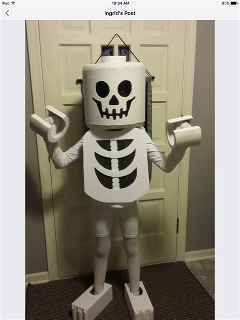 Diy Lego Skeleton Lego Man Costumes Lego Costume Lego Costume Diy