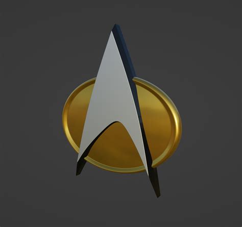 Archivo Stl Gratis Star Trek The Next Generation Badge Cosplay