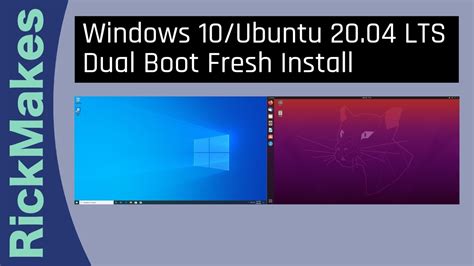 Windows Ubuntu LTS Dual Boot Fresh Install YouTube