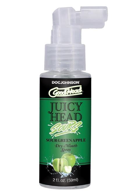Goodhead Juicy Head Dry Mouth Spray Sour Green Apple 2oz Shop